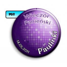 Imprezowa kula - Przypinki wieczór panieński - Przypinkowo